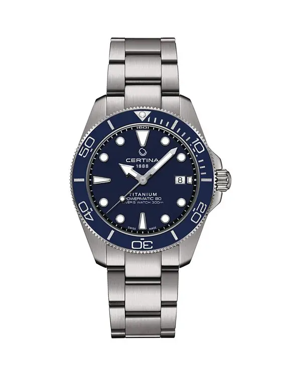 CERTINA Ds Action Diver 41mm Watch - Blue