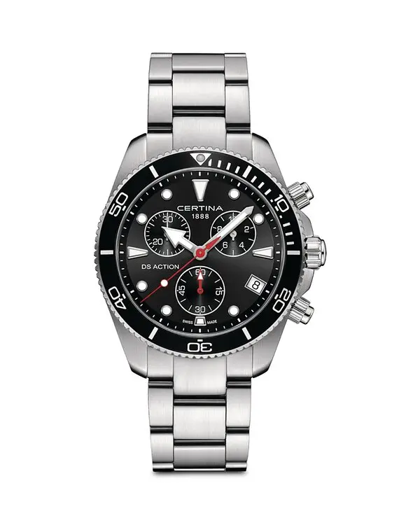 CERTINA Ds Action Chronograph 42mm - Black
