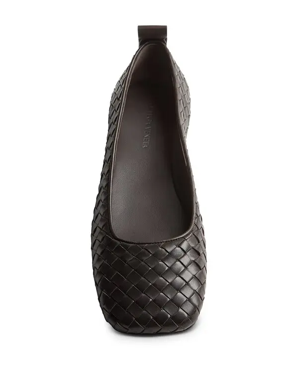 Bottega Veneta Woven Leather Loafers - Brown