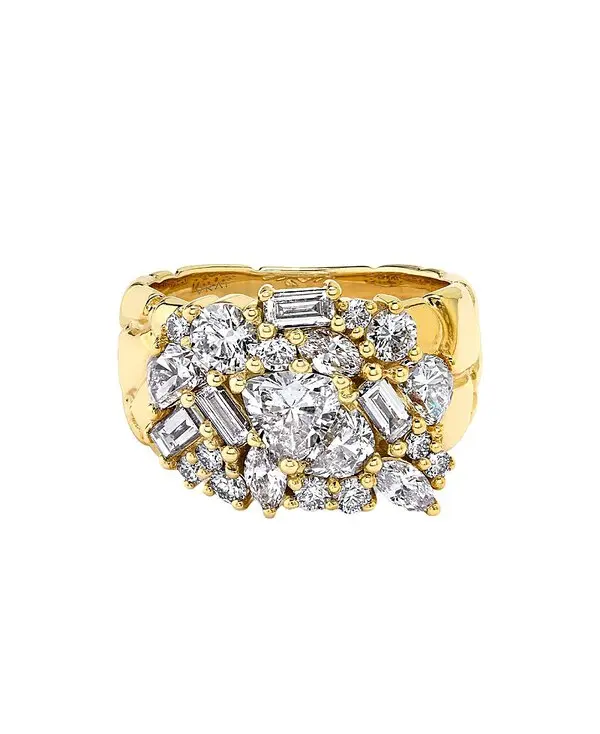 VRAI Unity Ring In Yellow With Lab Grown Diamonds - Gold