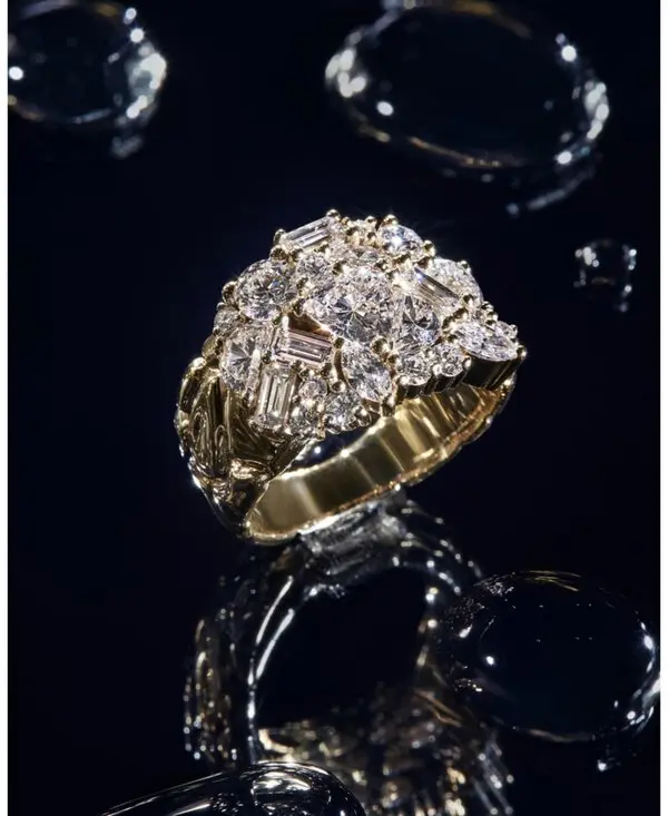 VRAI Unity Ring In Yellow With Lab Grown Diamonds