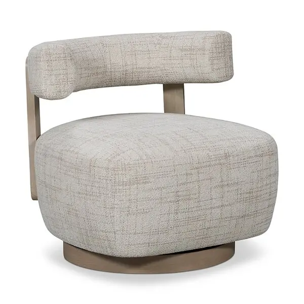 VANGUARD FURNITURE Daydream Fabric Swivel Chair - Reynolds Linen