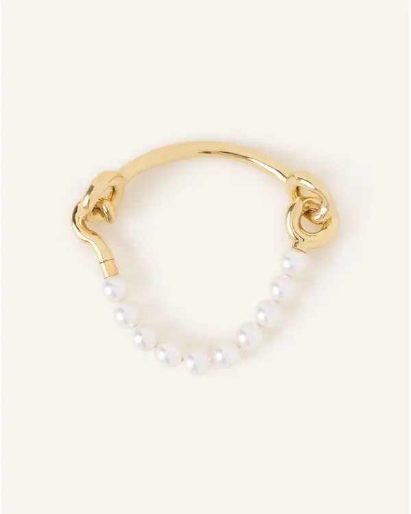 LANVIN Chain Bracelet With Brass Fringe Pendants