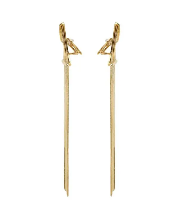LANVIN Chain Dangle Earrings