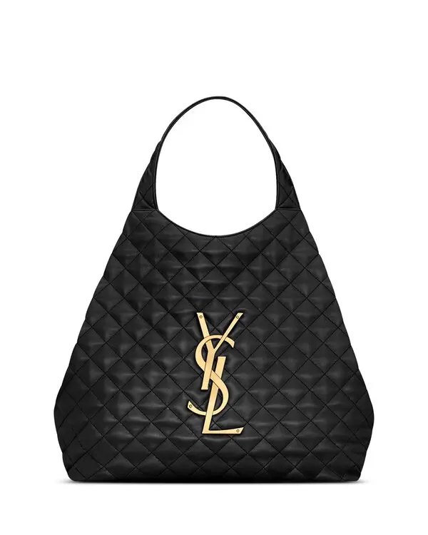 Saint Laurent Icare Maxi Shopping Bag - Black/bronze