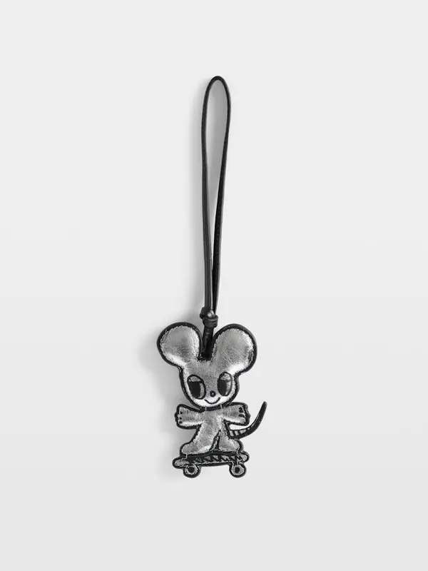 Zadig&Voltaire Keyring Mouse Skater - Silver