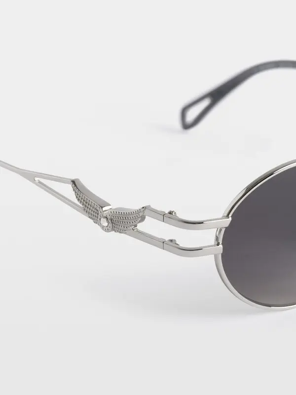 Zadig&Voltaire Metal Sunglasses With Wing Detail