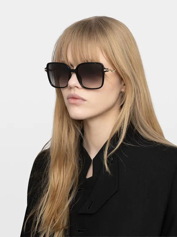 Zadig&Voltaire Acetate Sunglasses - Black