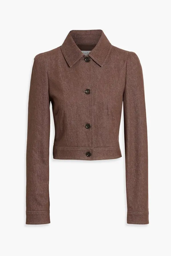 Max Mara Carpa Cropped Denim Jacket