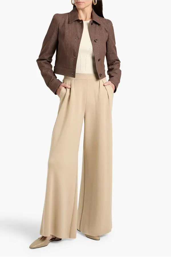 Max Mara Carpa Cropped Denim Jacket