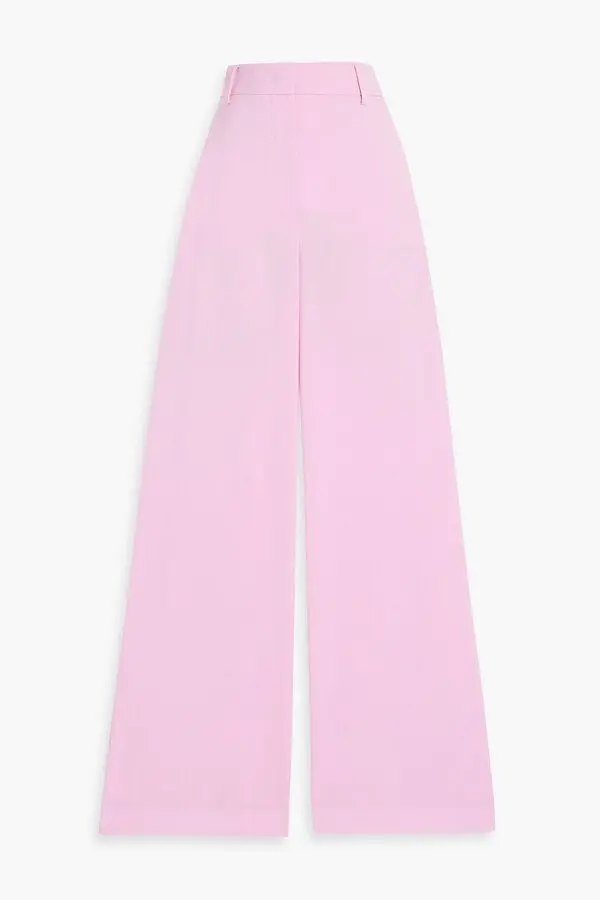 Max Mara Wool Wideleg Pants - Baby Pink