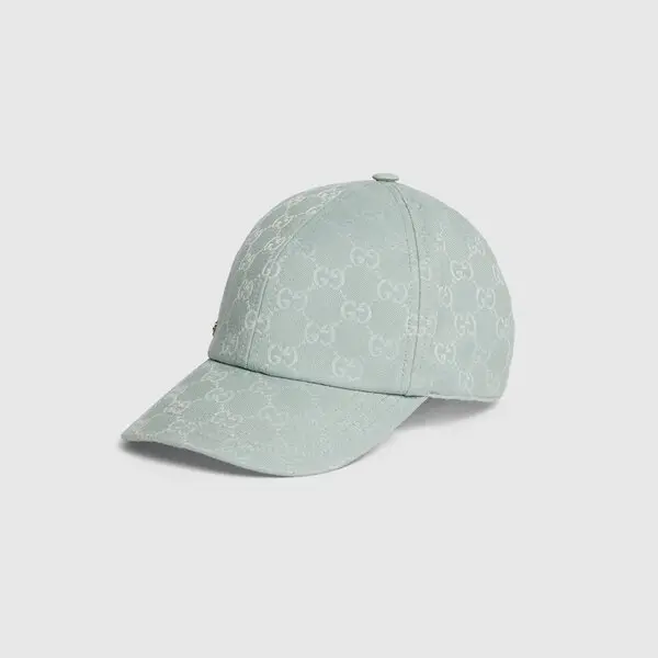 Gucci Gg Canvas Baseball Cap - Grey