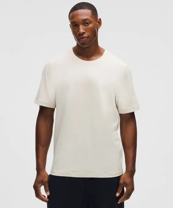 Lululemon Mesh Soft Jersey Short-sleeve Shirt - Light Ivory
