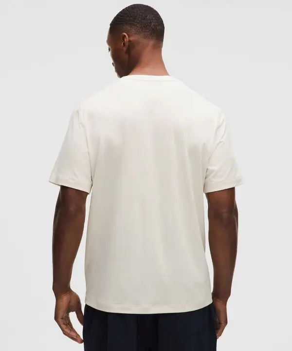 Lululemon Mesh Soft Jersey Short-sleeve Shirt - Light Ivory