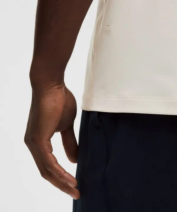 Lululemon Mesh Soft Jersey Short-sleeve Shirt - Light Ivory