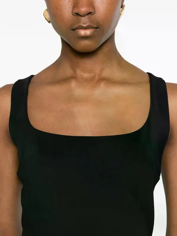 Chiara Boni La Petite Robe Square-neck Midi Dress