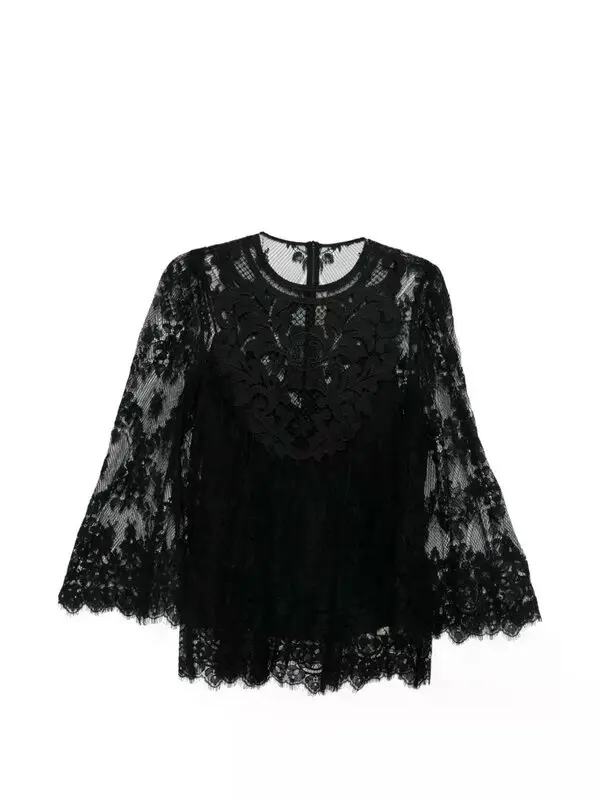 Elie Saab Floral-lace Blouse