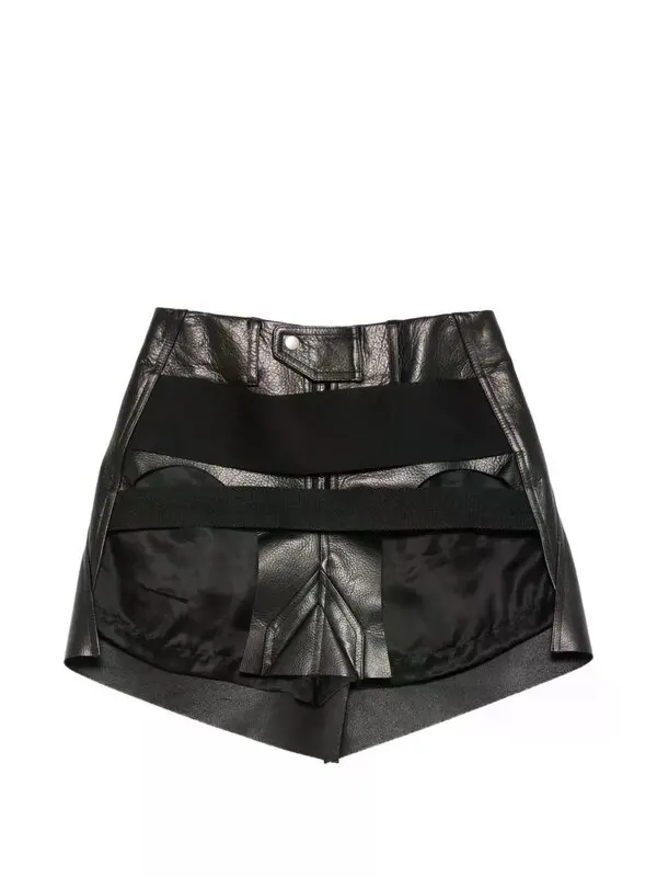 Rick Owens Temple Panel Mini Skirt