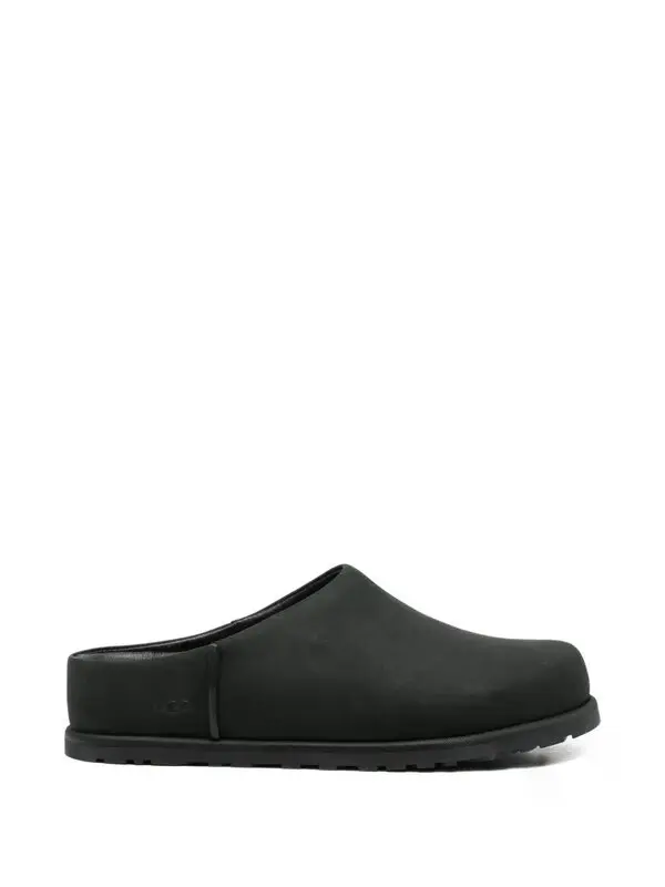 UGG Round-toe Flat Mules - Black