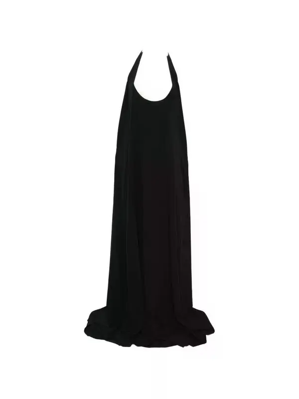 Rick Owens Halter Sleeveless Maxi Dress - Black