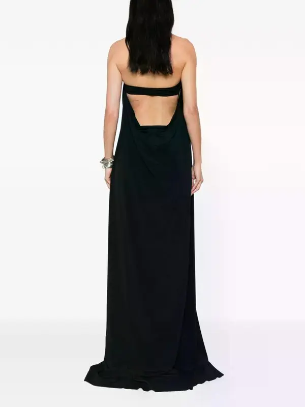Rick Owens Halter Sleeveless Maxi Dress