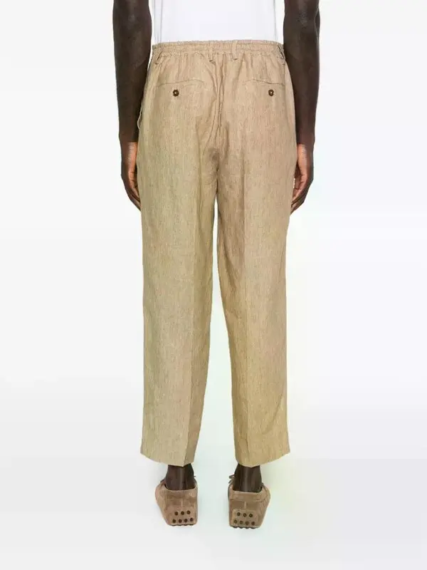 BRIGLIA 1949 Drawstring Trousers - Neutrals