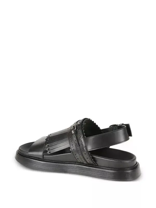 Alexander McQueen Perforated Leather Sandals