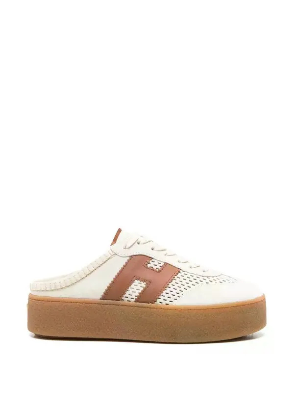 Hogan Platform Mules - Neutrals