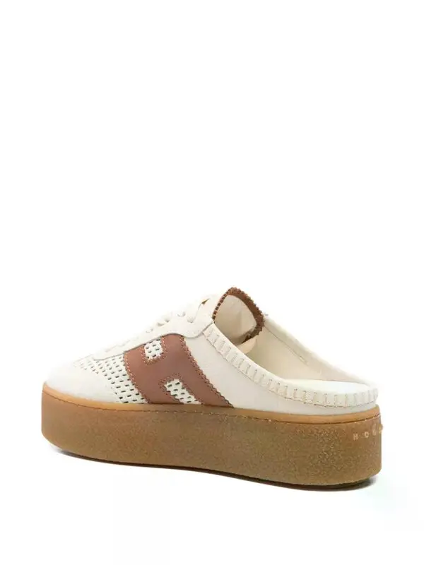 Hogan Platform Mules - Neutrals