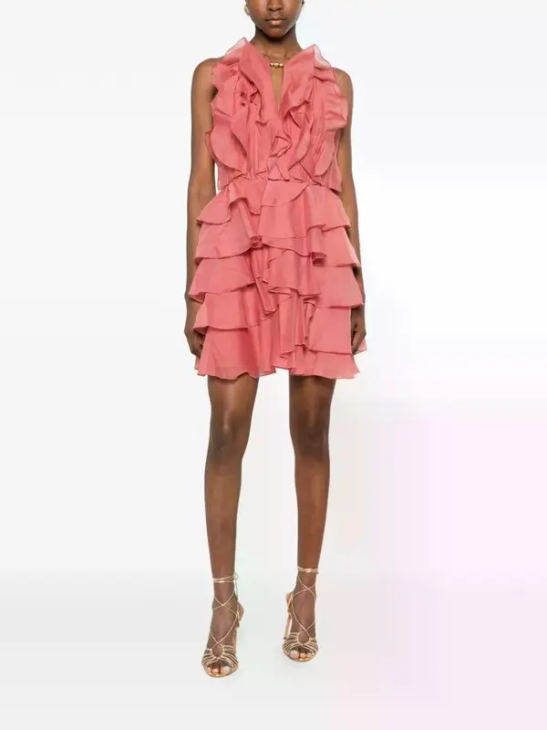 Aje Cleio Layered Mini Dress