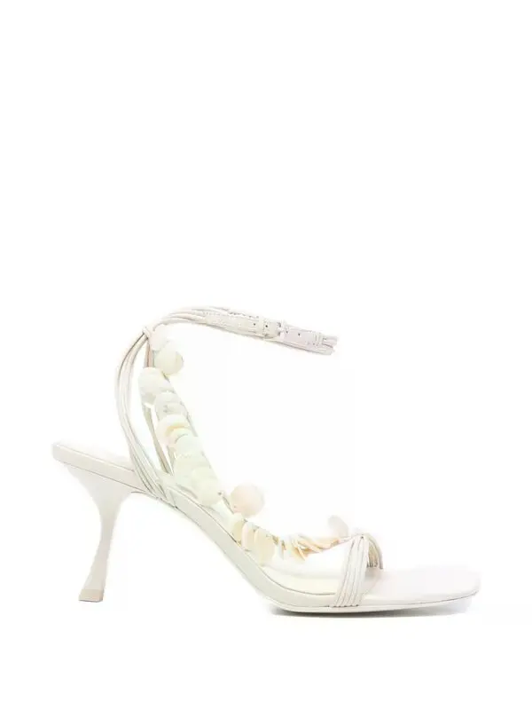 Simkhai Elin Shell Sandals - Neutrals
