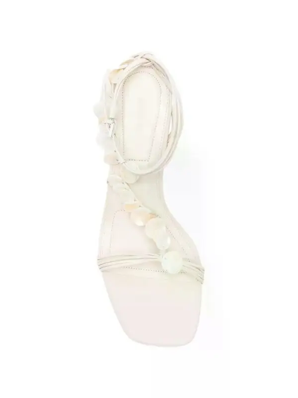 Simkhai Elin Shell Sandals - Neutrals