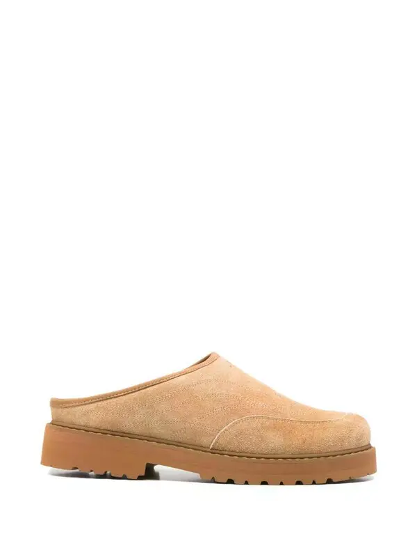 Diemme Round-toe Mules - Brown