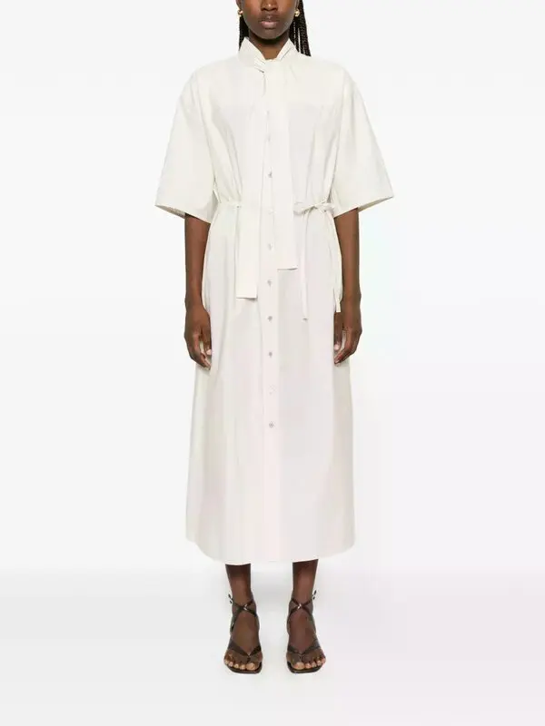 LEMAIRE Reversible Tube Midi Dress - Neutrals