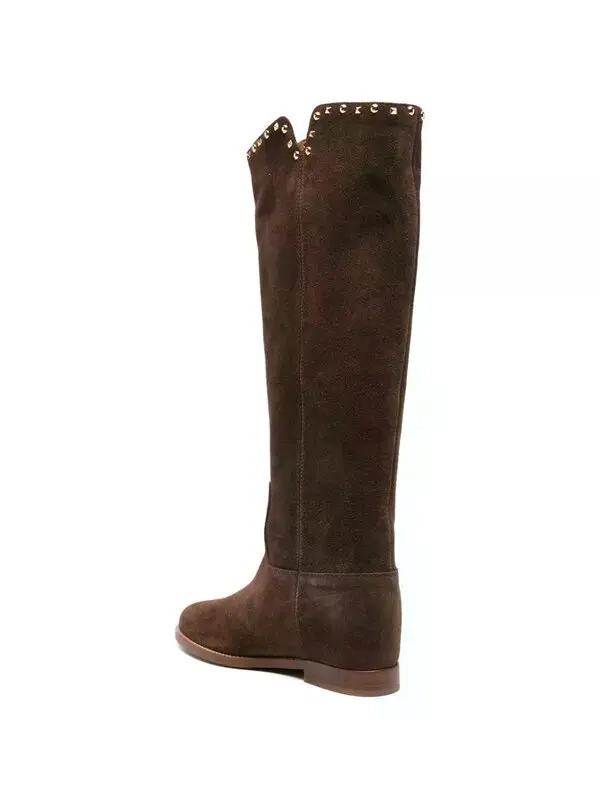 VIA ROMA 15 Studded Knee-high Boots