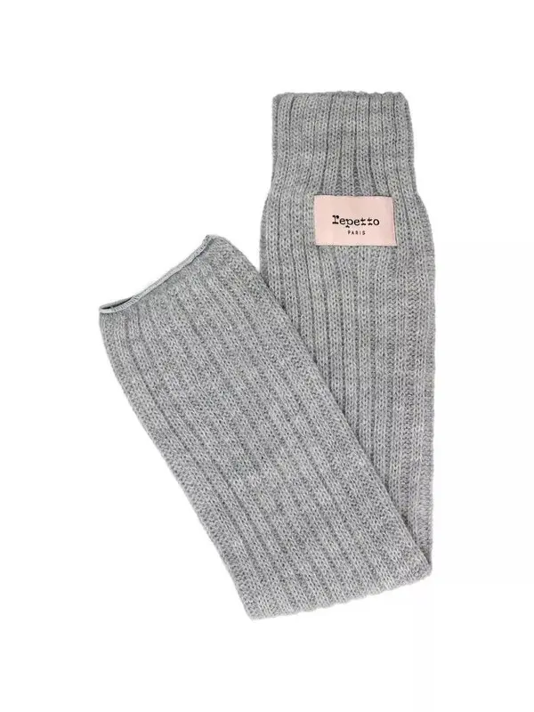 Repetto Ribbed Knit Legwarmers - Grey
