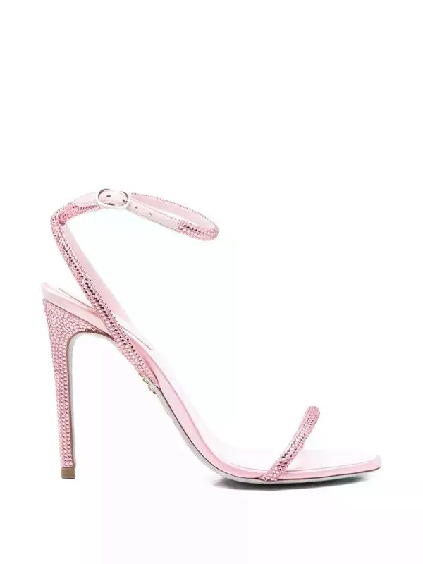 Rene Caovilla Ellabrita Embellished Heeled Sandals - Pink