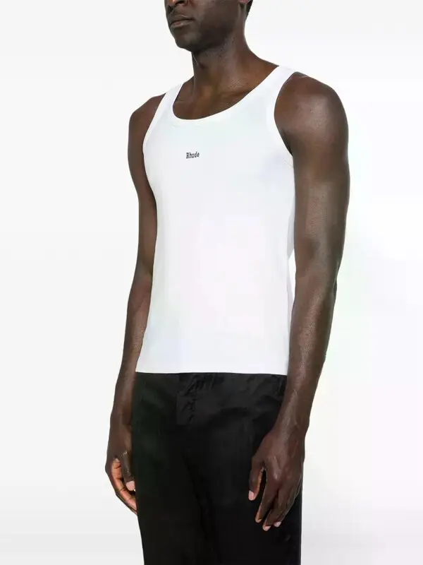 Rhude Logo-embroidered Tank Top