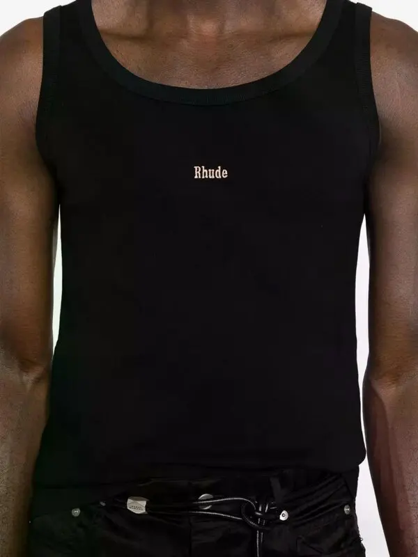 Rhude Logo-embroidered Tank Top