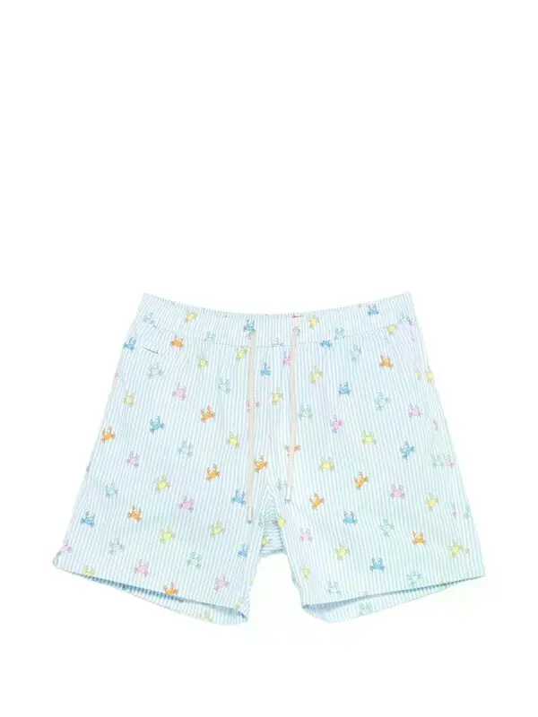 MC2 SAINT BARTH Crab-print Swim Shorts - Blue