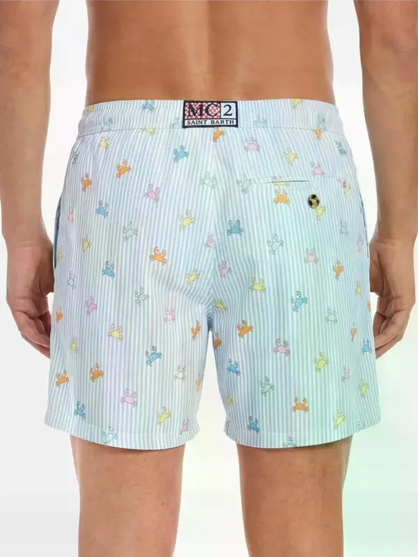 MC2 SAINT BARTH Crab-print Swim Shorts