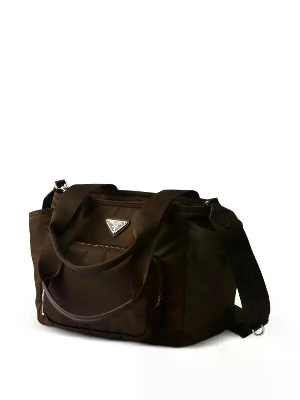 Prada Re-nylon Tote Bag - Brown
