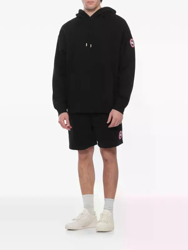 Canada Goose Rove Logo-patch Hoodie - Black