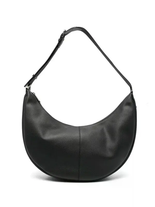 Fendi Large Leather Shoulder Bag - Black