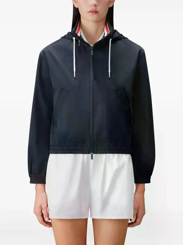 Thom Browne Nylon Tech Track Jacket - Blue