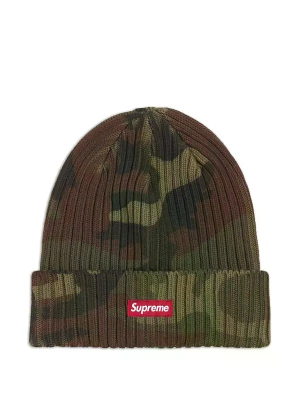 Supreme Camouflage Beanie - Green