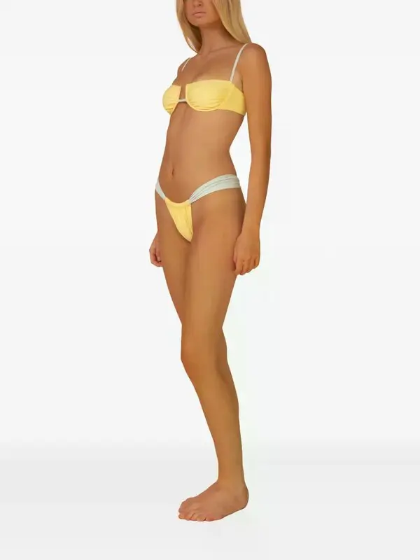 MONTCE X Elsa Hosk Sandra Adjustable Bikini Bottoms - Yellow