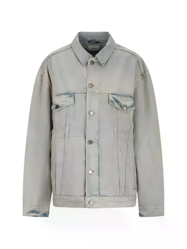 HAIKURE Buttoned Denim Jacket - Blue