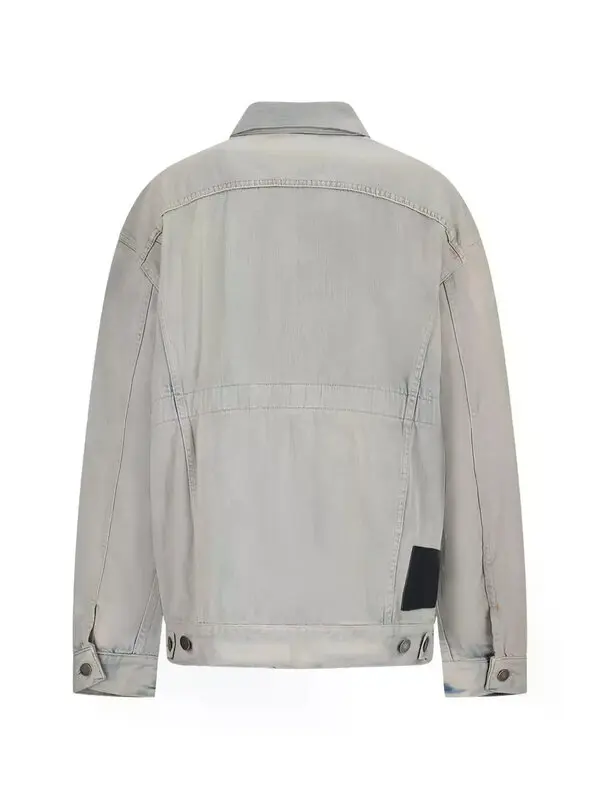 HAIKURE Buttoned Denim Jacket - Blue