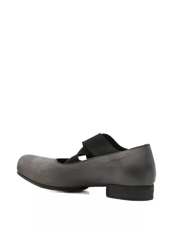 UMA WANG Criss-cross Ballet Flats - Grey